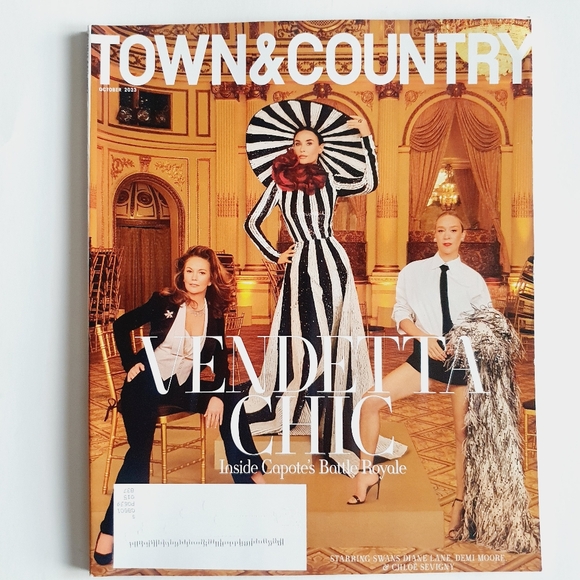 Town & Country | Other | Town Country Magazine October 223 Demi Moore ...